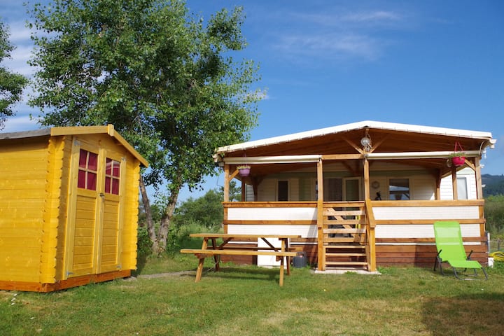Mobilhome à Deux Pas De La Plage à Serre-ponçon - Frankreich