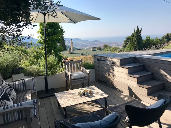 Grande Chambre Et Sdb Dans Une Maison De Charme - Èze