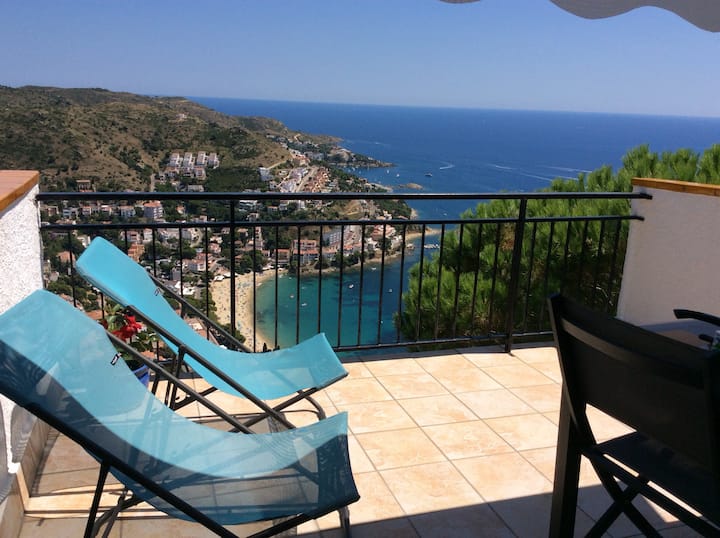 Vue Mer Plage De Canyelles Rosas Climatisation - Rosas