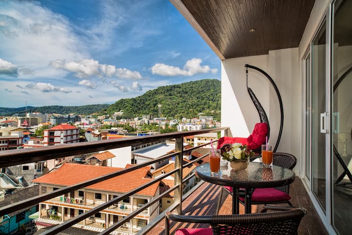Modern Studio With Scenic Cityscape @Patong, 50sqm - 芭東區