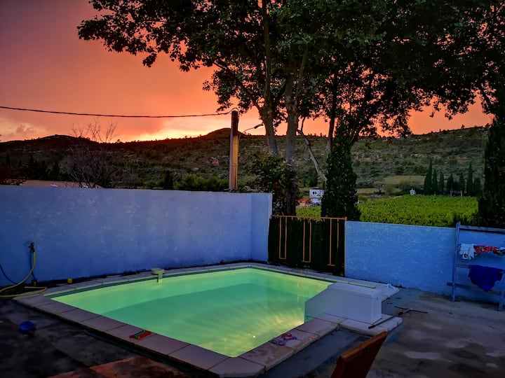 Maison Vallée Du Paradis Piscine Privée, Route Vtt - Aude