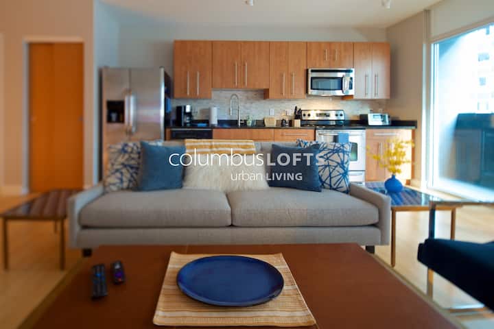 The Elegant Urban Flat—downtown/arena/conv Center - 콜럼버스
