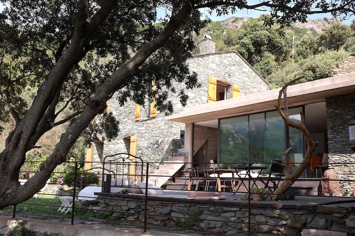 Maison D'architecte Au Sommet De La Vallée - Canari