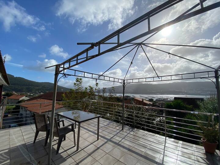 ÁTico Con Terraza (Vistas Espectaculares A La Ría) - Redondela