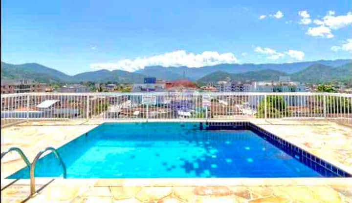 Lindo Apartamento Mobiliado No Centro De Ubatuba - Ubatuba