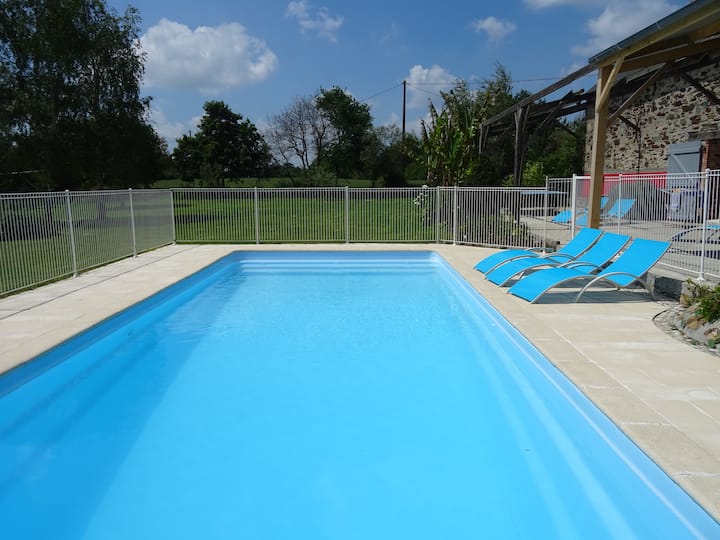 Villa à La Campagne Avec Piscine (6/12 Personnes) - Nort-sur-Erdre