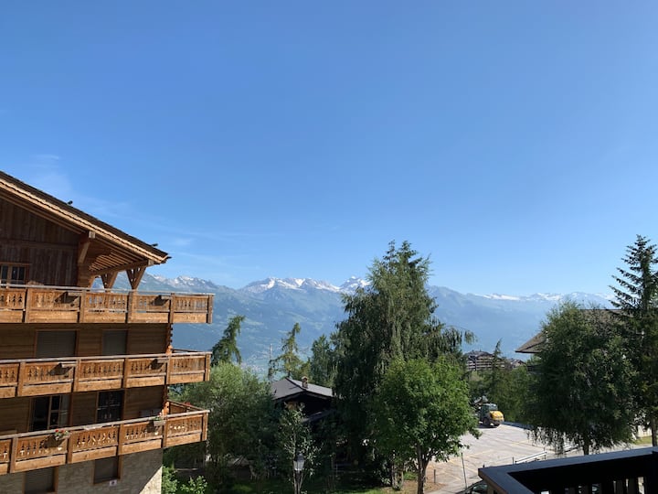 Four Valleys Haute Nendaz Valais Nice Apartment With Swimming Pool Ch - Verbier