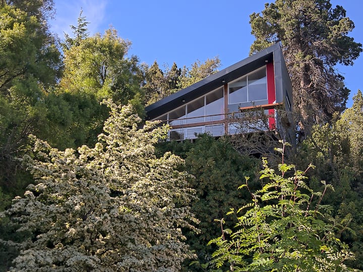 Cabaña En El Bosque Con Estupenda Vista Panorámica - San Martin de los Andes