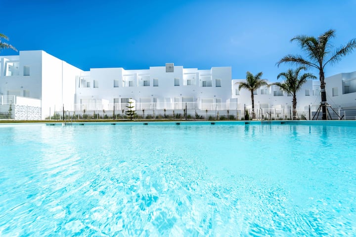 Ferienhaus Mit Meerblick Und Gemeinschaftspool - Conil de la Frontera