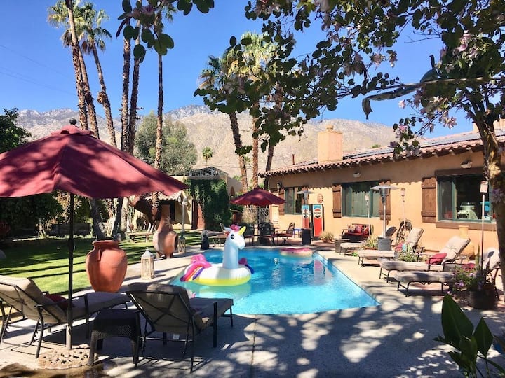 P.s.1/bd 1/ba Casita Separate From House Pool View - Palm Springs
