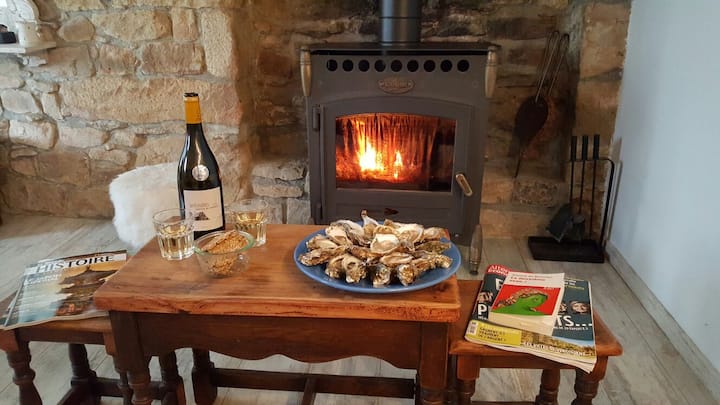 Hâvre Breton Avec Jardin&poële à 2 Min De La Plage - Baden, France