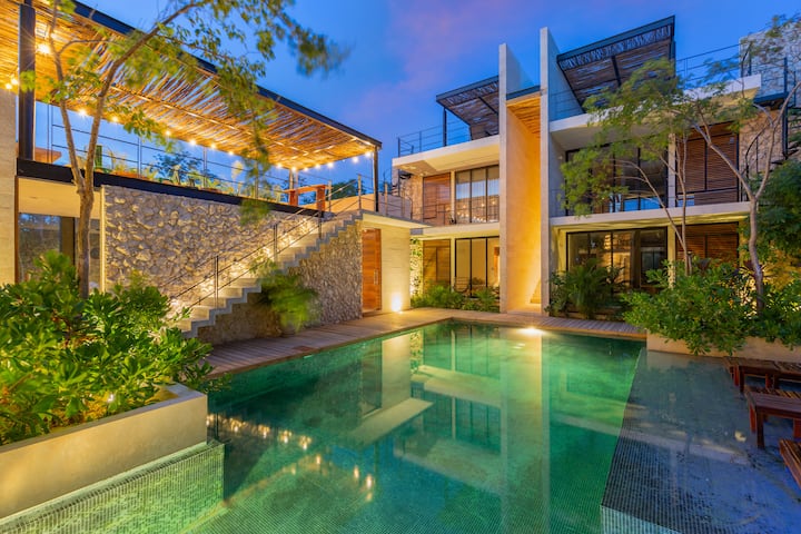 Jungle Stylish Apt-pool View-private Terrace 6 Ppl - Tulum