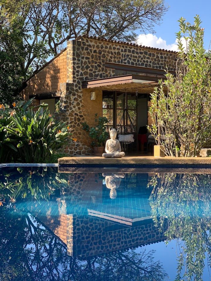 Casa Adobe, Child Friendly, Sauna, Jacuzzi & Pool - Malinalco