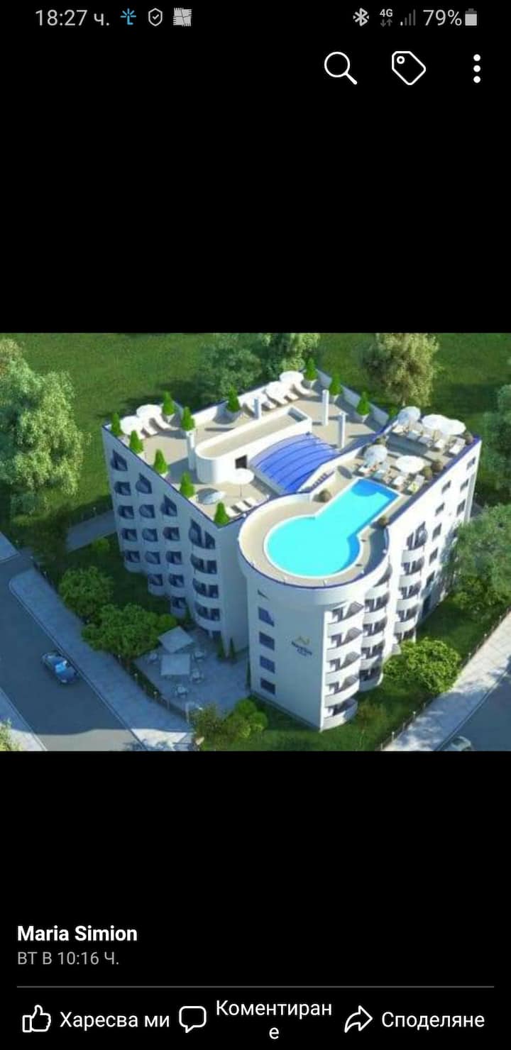 Nautilus Club-lux Apartment,pool, Free Safe Parkin - Bulgaria
