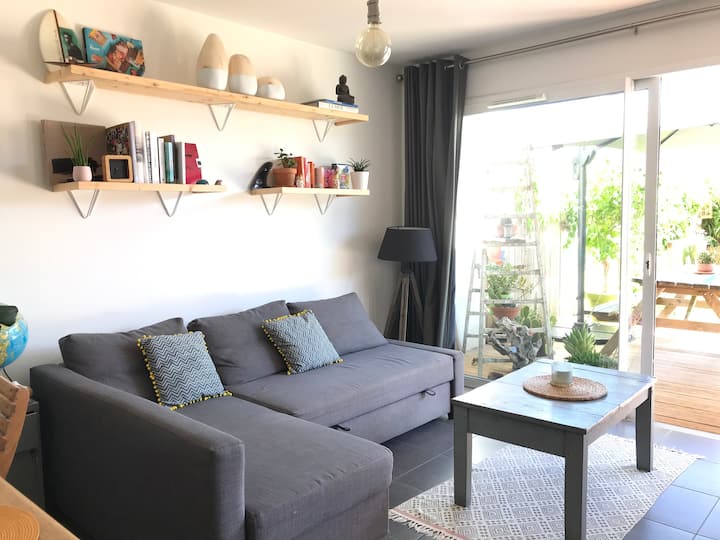 Appartement Cosy Avec Jardin à Seignosse. - Seignosse