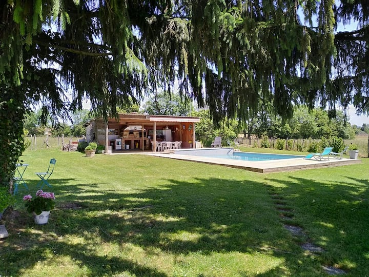 Grande Maison à La Campagne, Piscine Sauna Et Spa - Lac de Paladru
