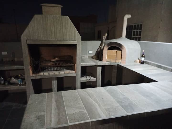 Terraza Con Asador Y Horno De Barro - Monterrey