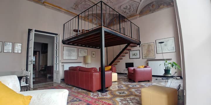 Fresques Avec Vue Sur Le Palais Ducale - Genova