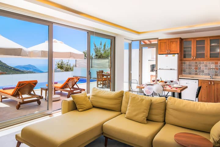 Villa 3 Tulip-for 4-secluded Pool - Kalkan