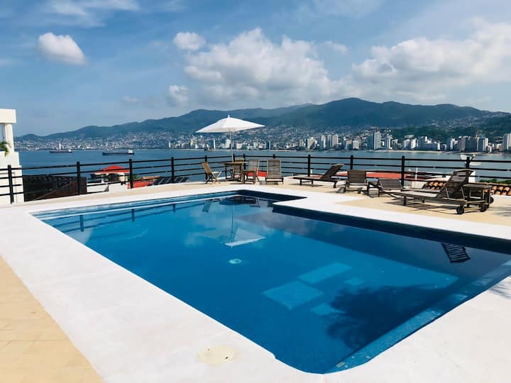 Hermoso Depto En Brisas Guitarron, Vista Al Mar. - Acapulco