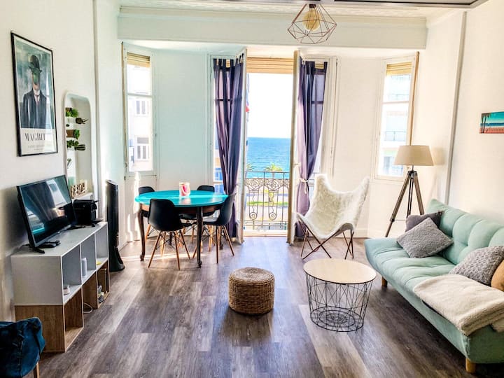 Superbe Studio Avec Vue Mer-promenade Des Anglais - Nice