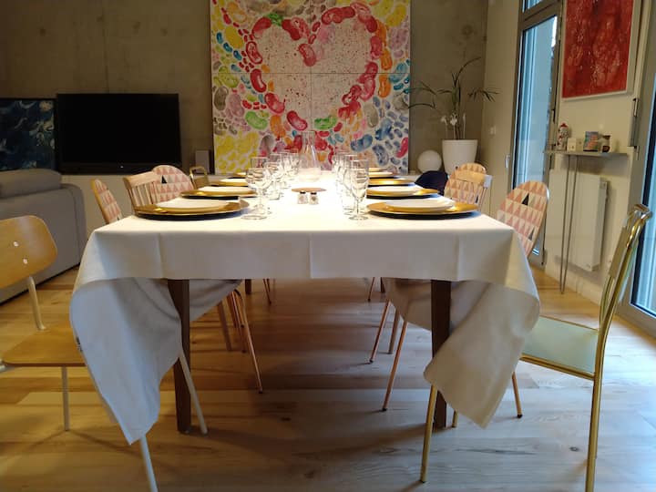 Espace Dînatoire 10 Personnes / Atelier D'artiste - Bondy