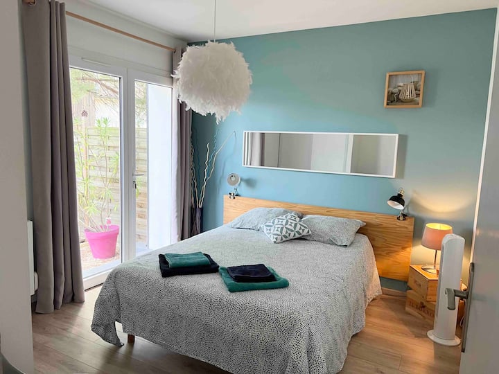 Cosy 2 Pièces, Grand Jardin, Plage à Pied. - Royan