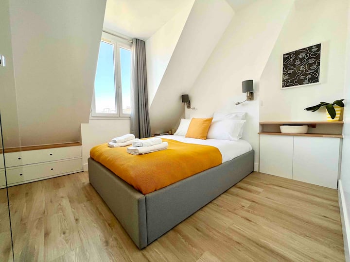 Renovated  Loft 2br Marais-bastille Ac&elevator - París