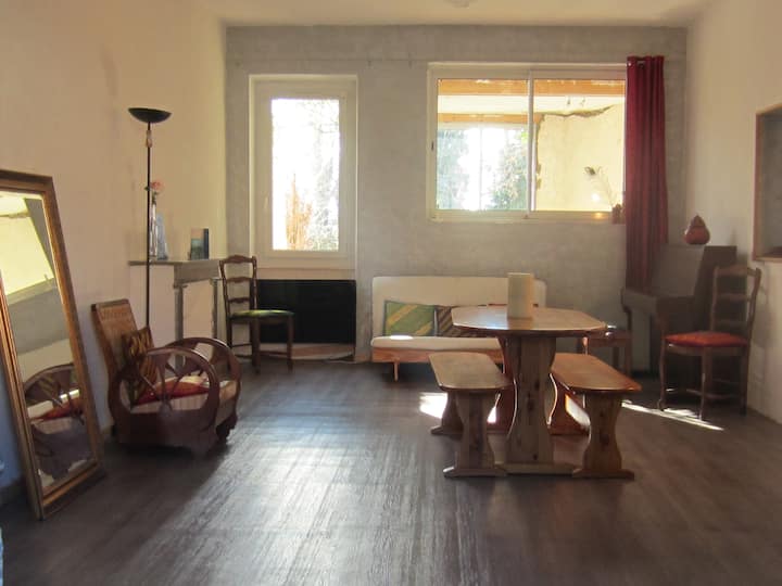 Grande Maison En Pierre Avec Jardin - Bollène