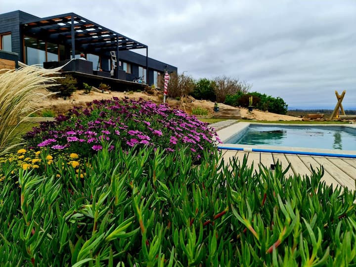 Casa Bella Vista Costa Huaquen. Playa Y Naturaleza - Chili