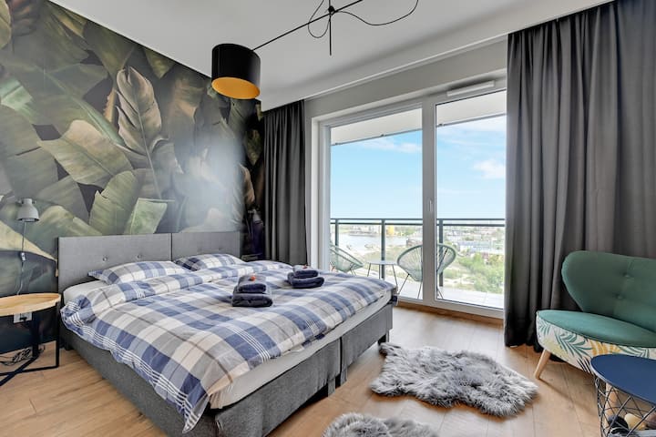 Spectacular View 16th Floor Studio - Gdansk