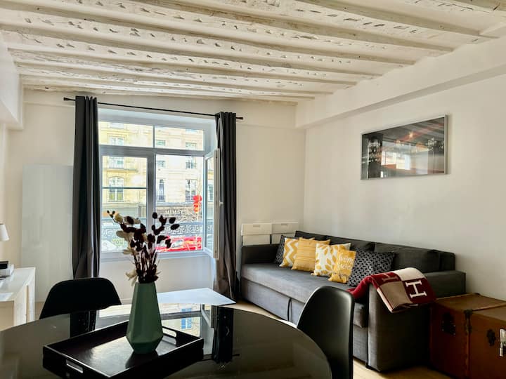 Marais: Central , 2 Pieces, Bright, With A/c - Paris