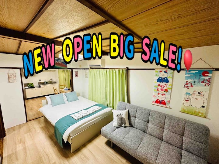 205 黒門市場徒歩30秒‼️道頓堀7分‼️南海難波6分‼️観光徒歩圏‼️ - Osaka, Japan