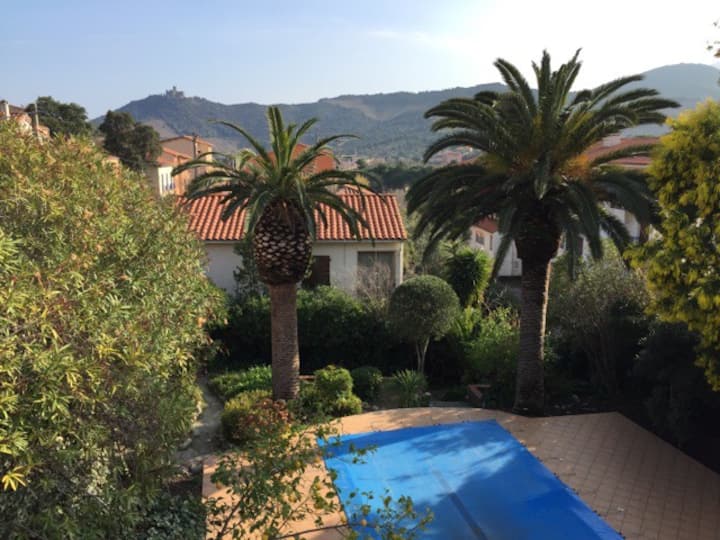 F2 Très Confortable 4 Pers.  Vue, Piscine, Parking - Plage de Collioure (Les pêcheurs)