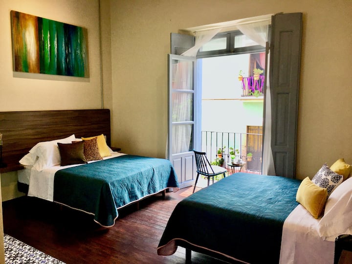 Big Apto/balcon Privado/fast Wifi/centro Histórico - Guanajuato