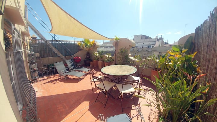 Central Bcn Atic Apartment With Private Terrace - Barcelona