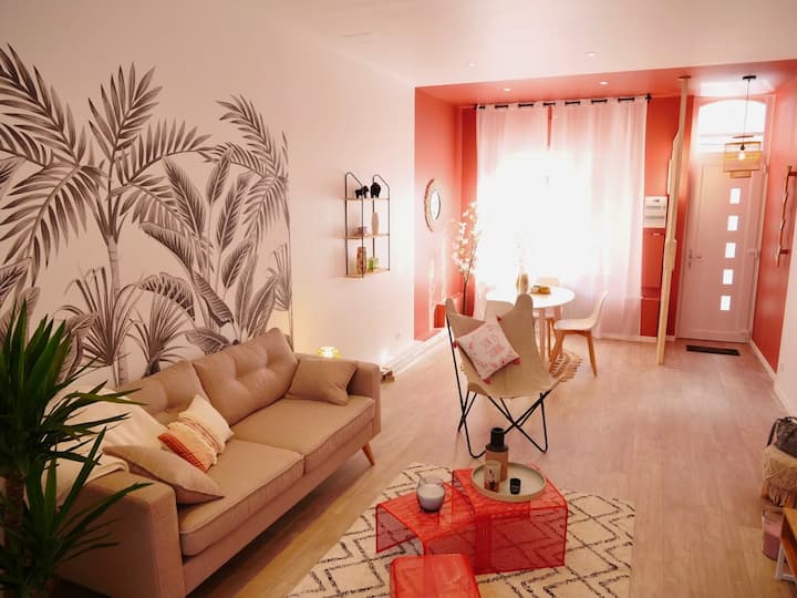 Maison Rénovée, 4 Chambres, Tout Confort, Edhec - Moeskroen