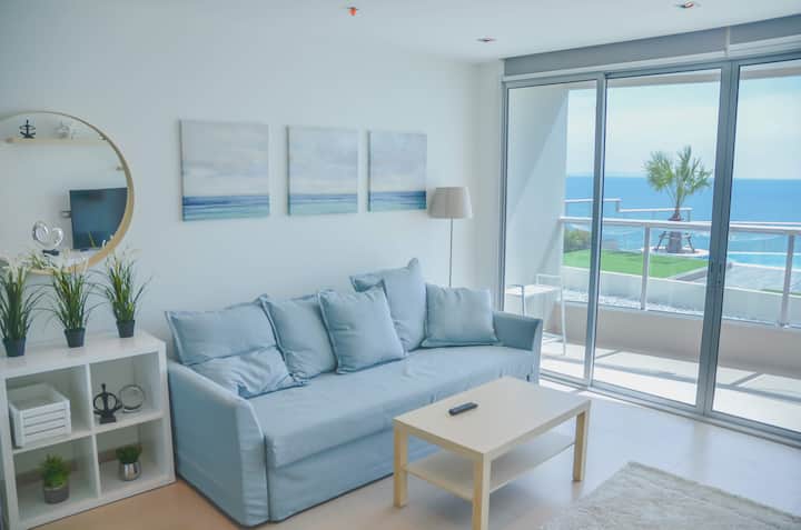 Sands Lux 57 Sqm 1bdr Direct View To Sea!!! - Pattaya City