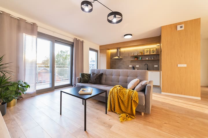 Tranquil Nest - Oder River Point Luxury Apartment - Wrocław