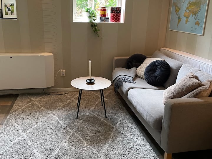 Källarvåning Med Egen Ingång I Mysigt Villaområde. - Karlstad