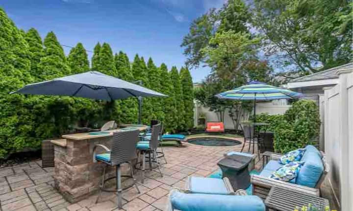 Modern  Colonial With Covered Porch And Heated Spa - Bradley Beach, NJ