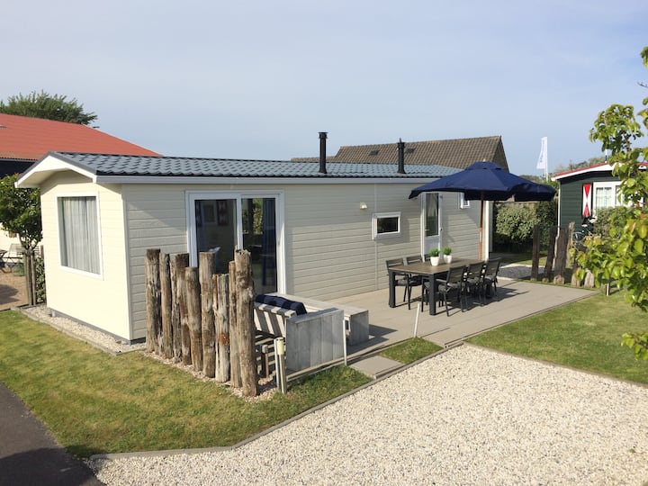 Nieuw Luxe 4 Persoons Chalet Op 300 Mtr Van Strand - Domburg