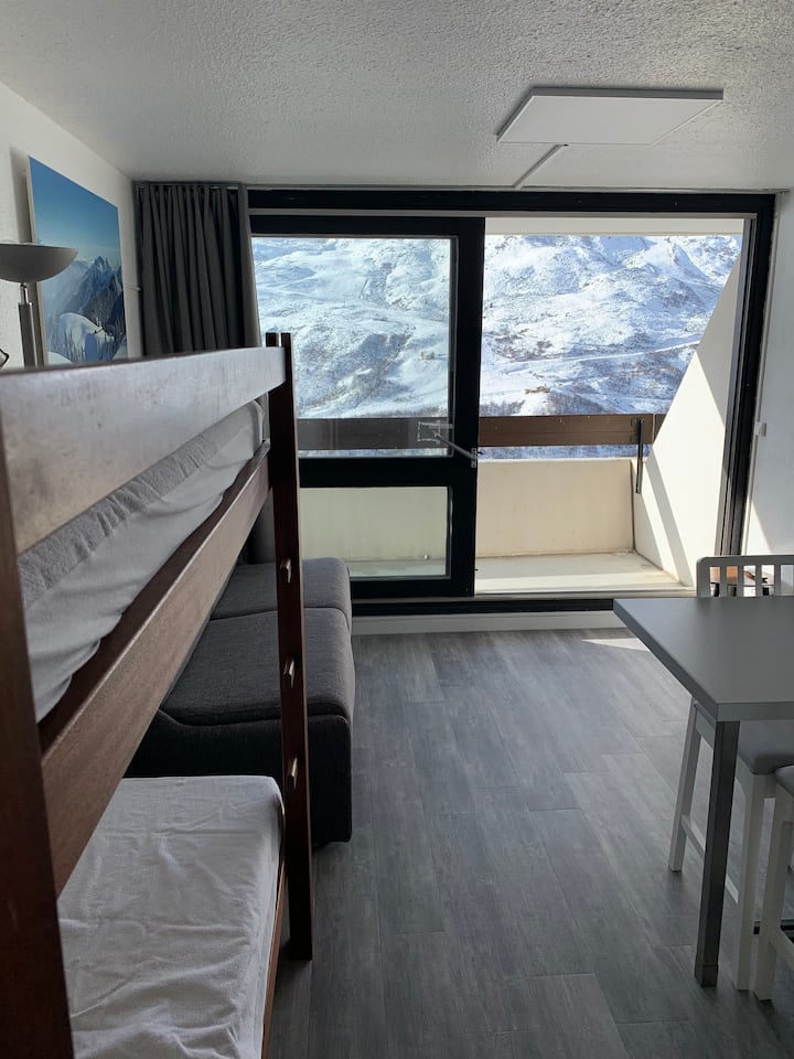 Studio Chaleureux Aux Menuires, Brelin - Les Menuires