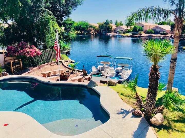 Lakehouse | Pvt Pool |  Boating | Foosball | Patio - Chandler, AZ