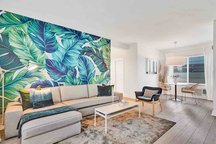 Keywest Suite 2bd/1ba Sobe Walk To Lincolnrd & Bay - South Beach