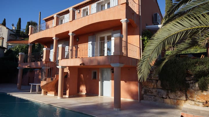 Maison Piscine Climatisée 4 * 4 Chambres Vue Mer - Saint-Raphaël