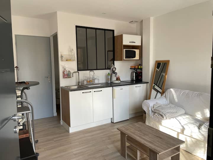 Beau Quartier Studio Neuf Avec Patio Privatif - Narbonne