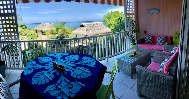 Superbe Bord De Mer, Accès Lagon Et Piscine Privée - Tahití