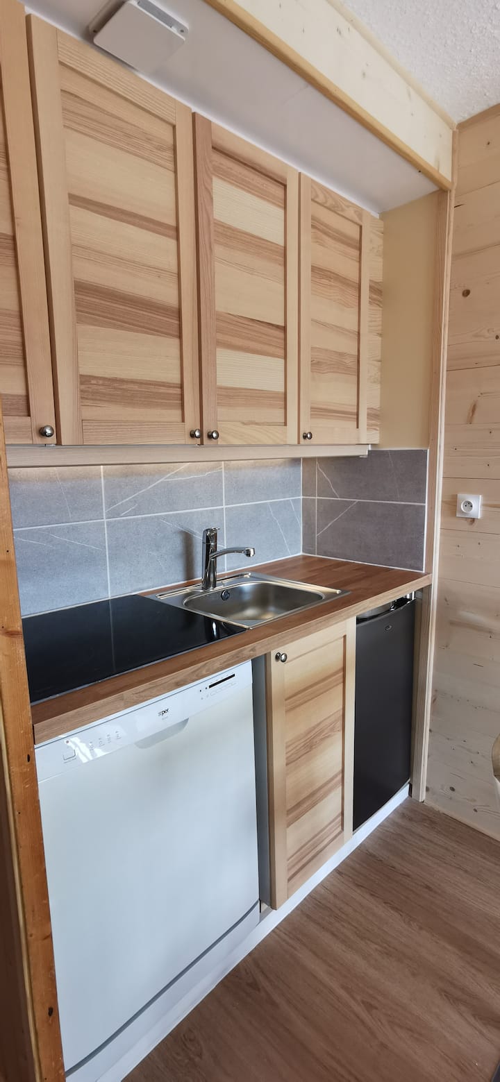 Studio + Balcon Plein Sud 4 Pers. Centre Station - Val Thorens