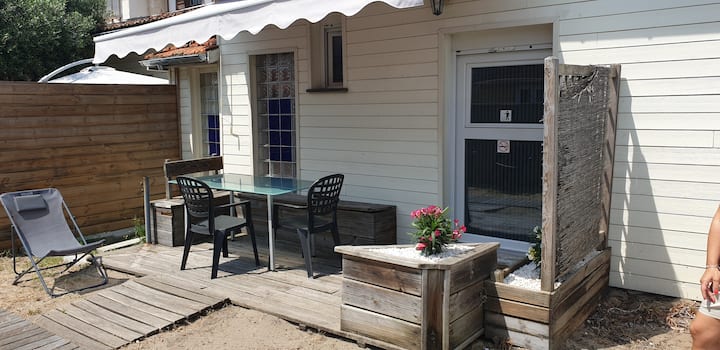 Maisonnette Climatisée à 200 M De La Plage - Mimizan Plage